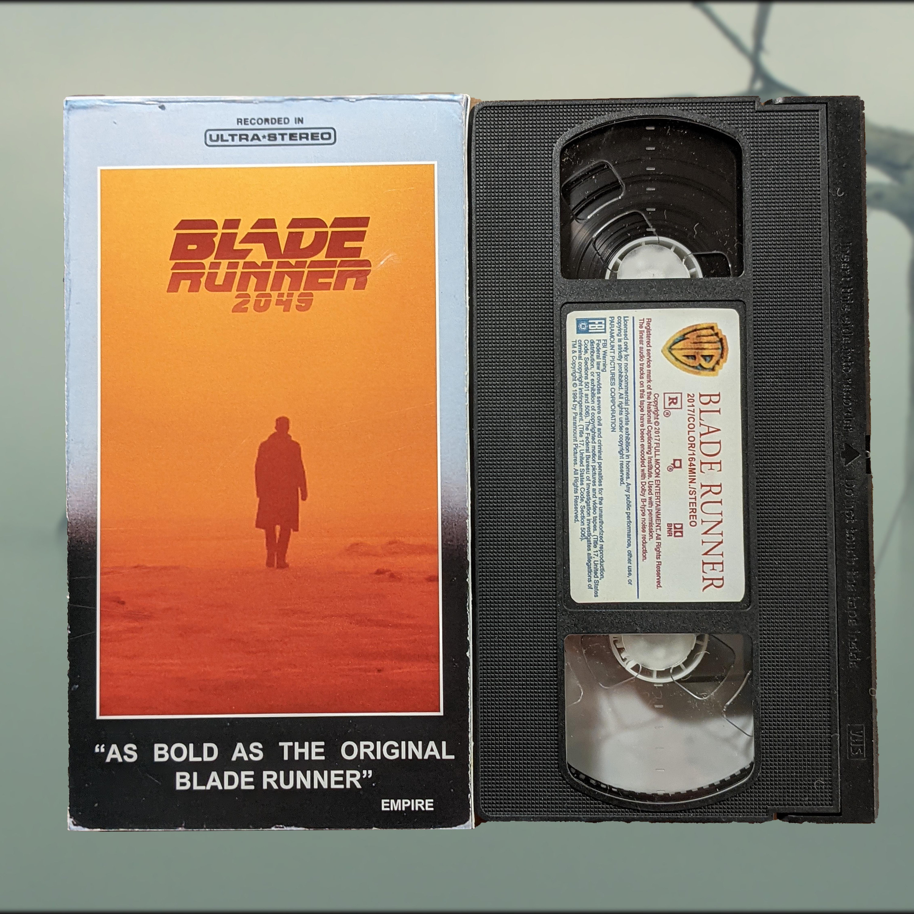 Blade Runner 2049 Custom VHS Retro Cult Sci Fi Movie Gift - Etsy UK