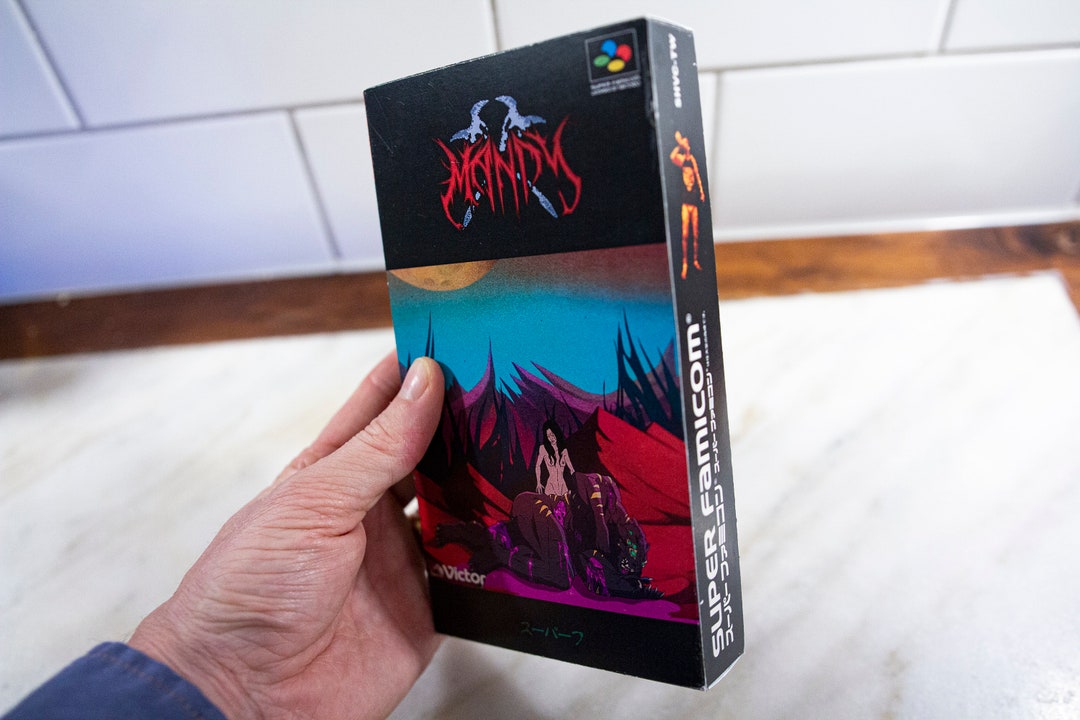 Mandy Nintendo Game Box - Retro Imagined Mandy Film Game Box - Custom ...