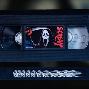 Scream VHS Retro Movie Gift Custom Collectible - Etsy