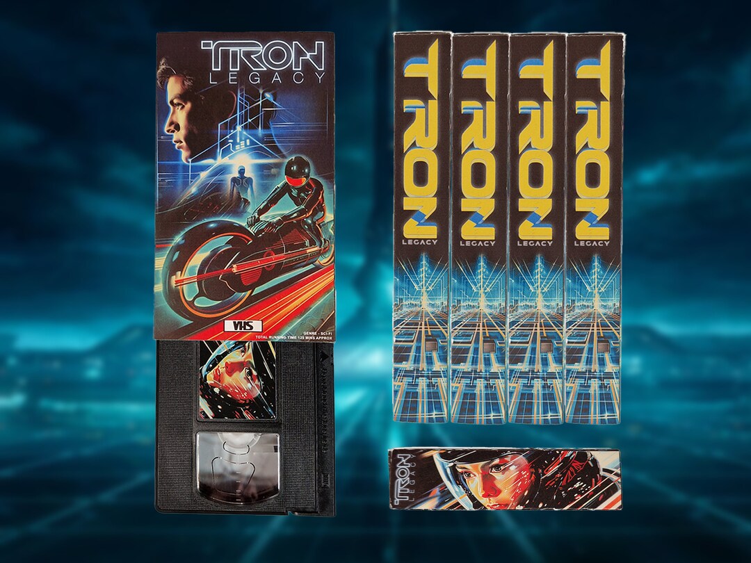 Tron Legacy VHS Retro Movie Gift Custom Collectible - Etsy