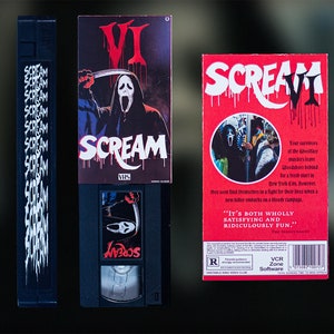 Scream VHS Retro Movie Gift Custom Collectible - Etsy
