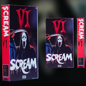 Scream VHS Retro Movie Gift Custom Collectible - Etsy