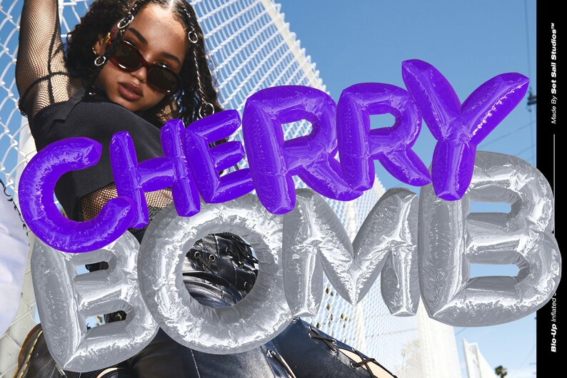 Blow up 3D Font Set Full Set of PNG Letters in 10 Colours Foil Balloon ...