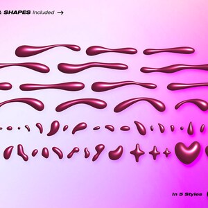 Wubble SVG Font - 3D Bubble Font PNG Letters + Fonts. Cool 2000's Y2K ...