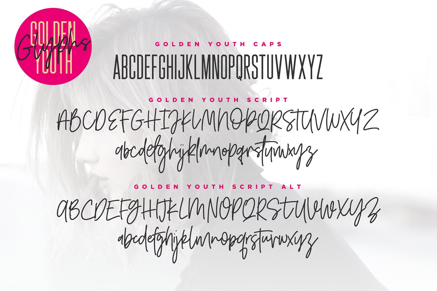 Golden Youth Digital Font Duo, Font Pairing, Stylish, Trendy, Modern ...