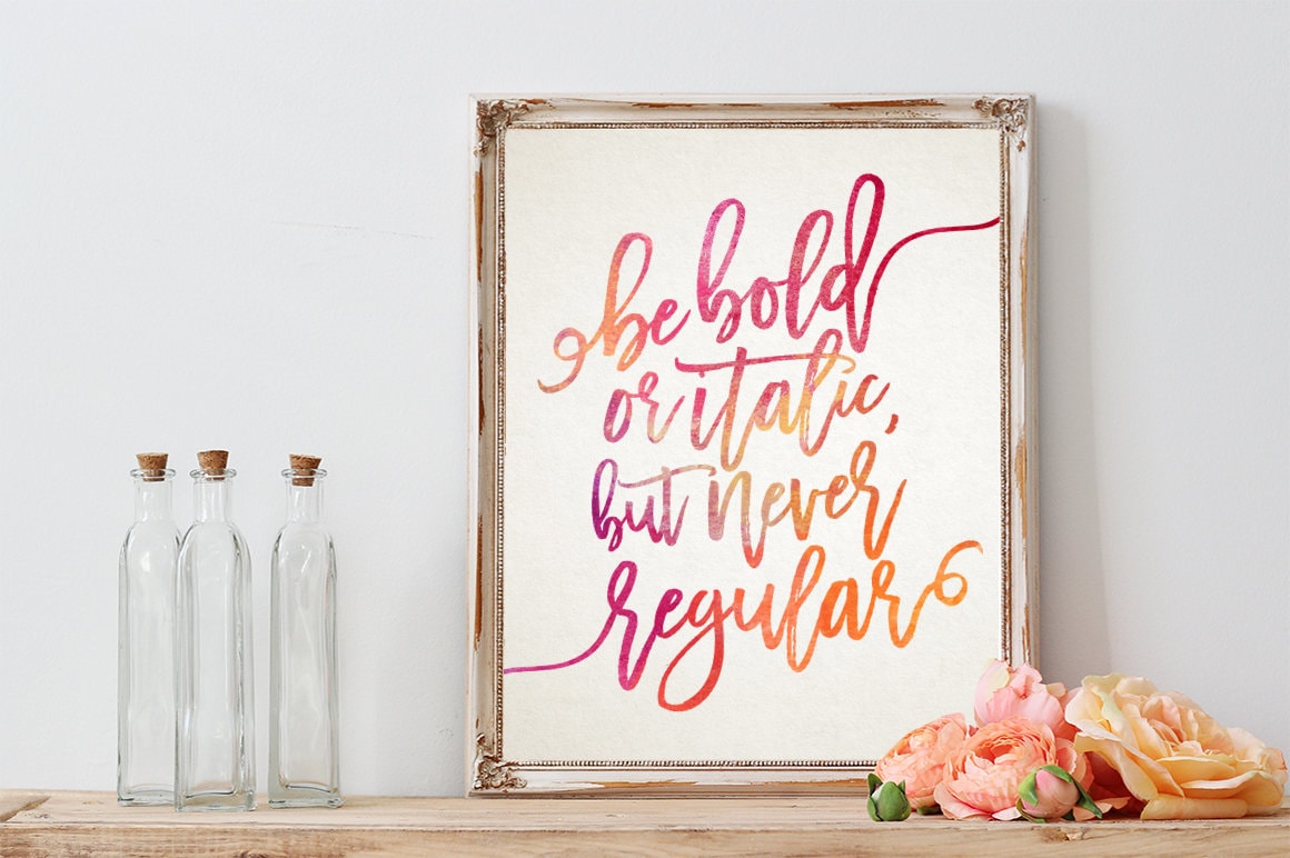 Madina Script - Digital Font, Modern Feminine Brush Calligraphy for ...