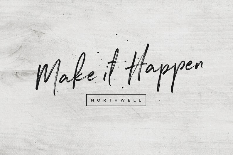 Northwell - Digital Script Font, Rustic, Cool, Modern, Handwriting ...