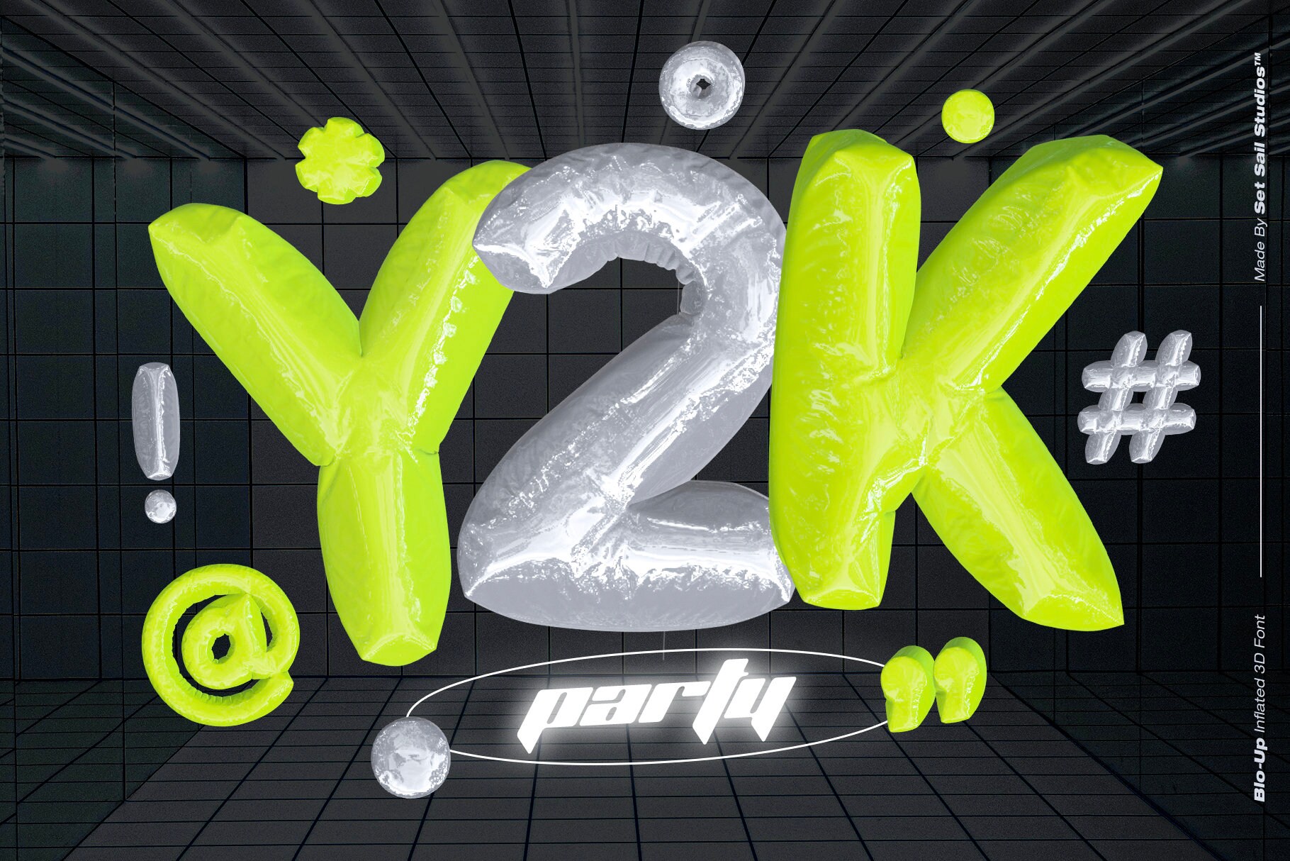 Blow up 3D Font Set Full Set of PNG Letters in 10 Colours Foil Balloon ...