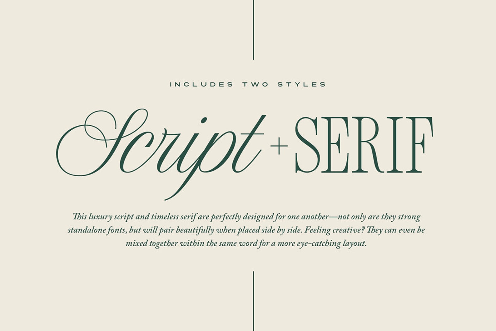 New Icon Script and Serif Fonts - Luxury Premium Script and Retro Serif ...