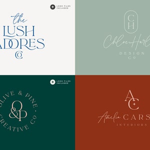 La Luxes Fonts and Logo Templates - Luxury Script and Serif Font ...