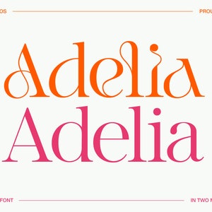 Adelia Modern Mixable Serif Font for Stylish Classy Elegant Luxury ...