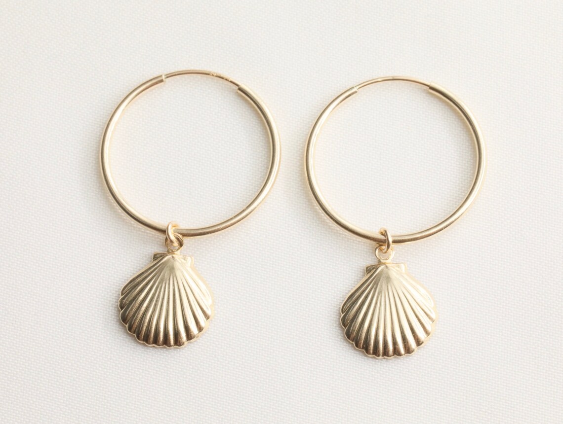 Shell Earrings / Beach Jewelry / Beach Earrings / Summer - Etsy
