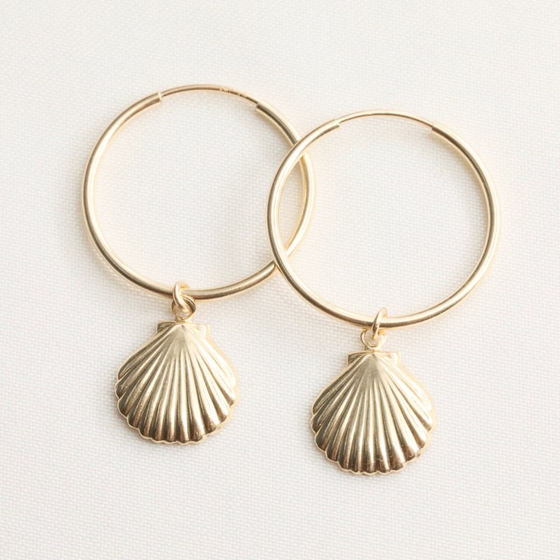 Shell Earrings - Etsy
