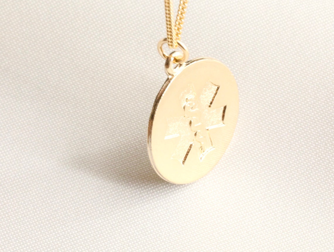 Gold Filled Medic Necklace Medical Necklace Nurse Necklace | Etsy