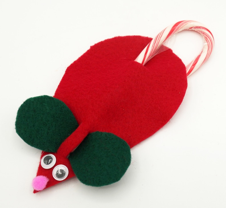 Printable Candy Cane Mouse Kids Craft DIY, INSTANT DOWNLOAD Make Your ...