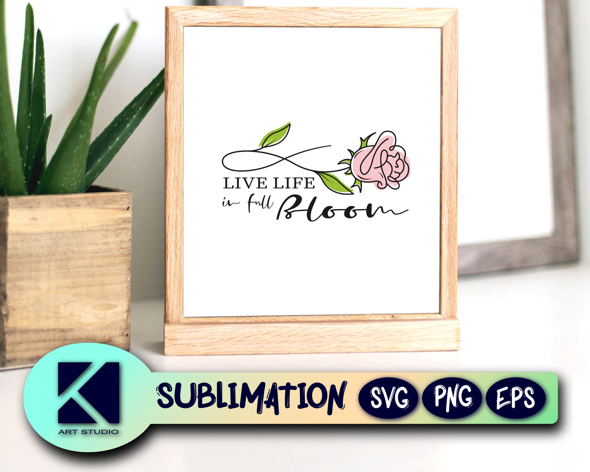 Life quotes svg file inspirational quotes svg pink rose | Etsy