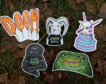 Doom Metal Sticker - Etsy