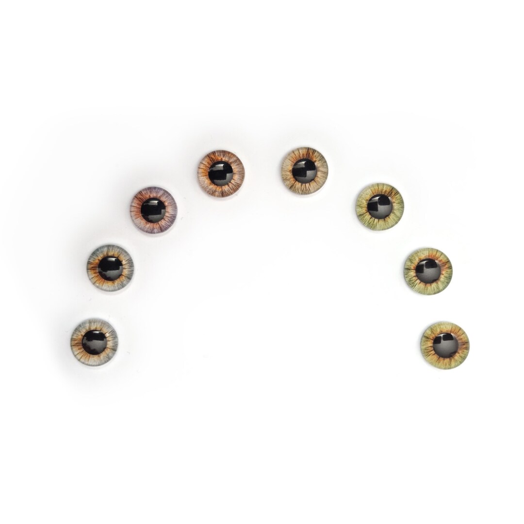 Pre-order Eyes 1 Two-tone Realistic Large Pupils 12 13 14 Mm - Dolls - Etsy