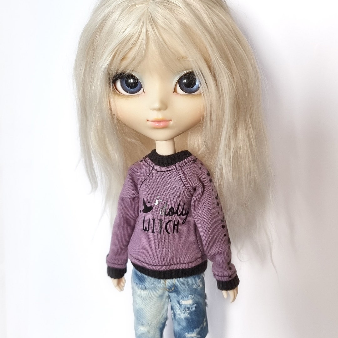 Sweater Sweatshirt Purple Dolly Witch Pullip - Etsy