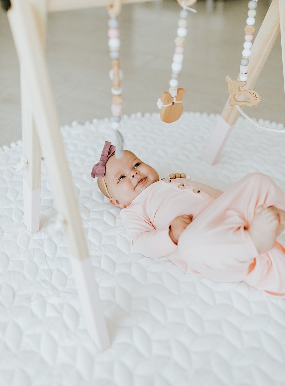 Baby Pink Wooden Play Gym - Etsy