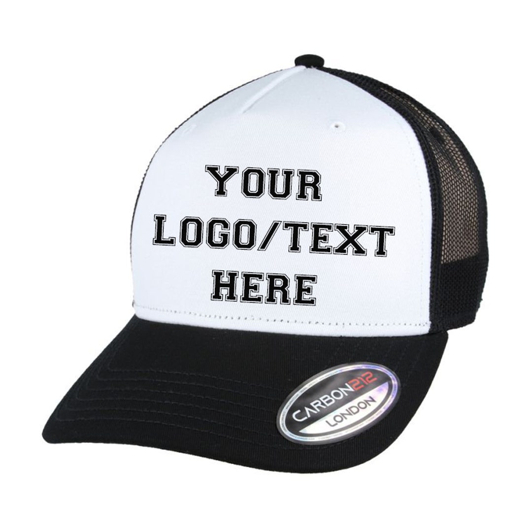 Custom Personalised Hats, TEXT/ LOGO PRINTED Baseball Caps Hip Hop ...