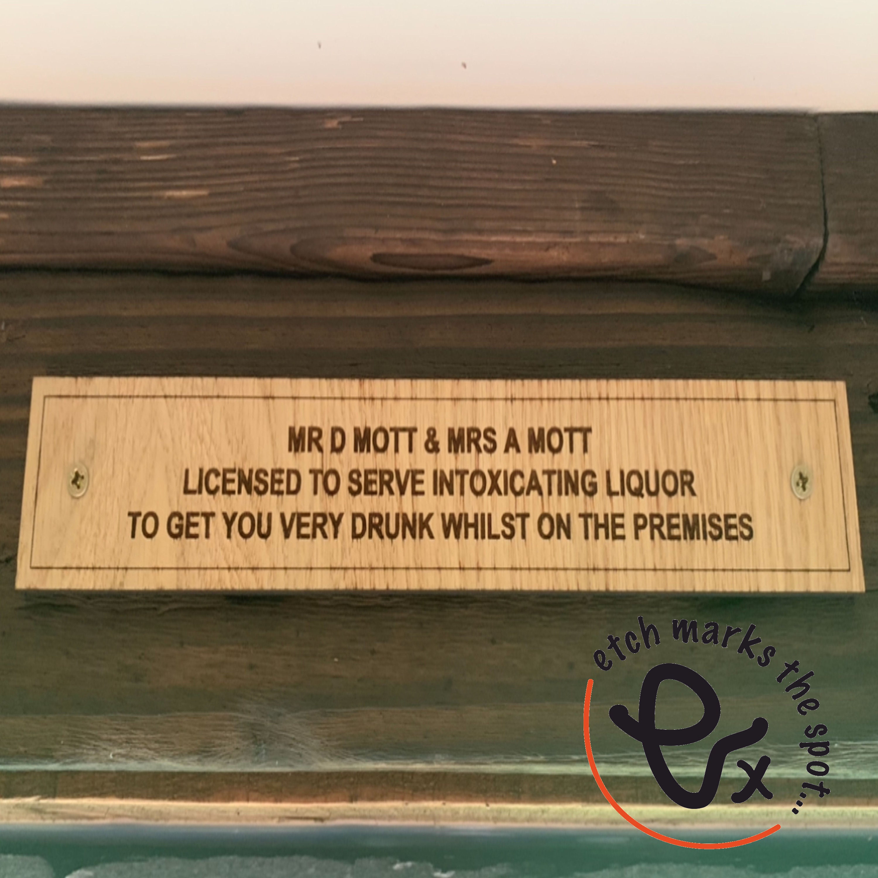 Pub Sign, Bar Sign, Licensed Premises Plaque, Licensee Sign, Home Bar ...