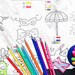COLORING Pages for Kids Instant Download PDF 11 Pages With Guid Colors ...