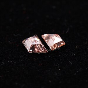 1.50 CT | Pink Diamond | Trapezoid Cut Diamond Pair | Lab Grown Diamond ...