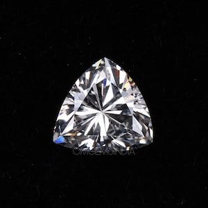 0.50 CT | Trillion Cut Lab Diamond | Unique Cut Diamond | Antique Cut ...