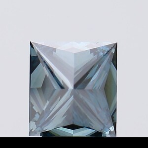4.03 CT | Blue Princess Cut Diamond | Lab Grown Diamond | Fancy Loose ...