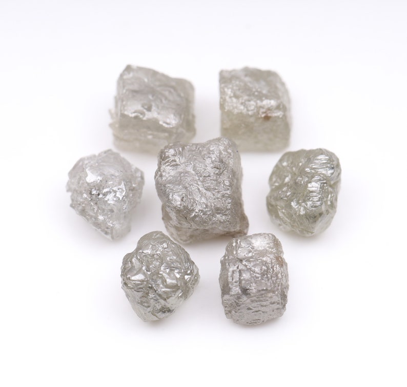 6.16 CT Natural Rough Diamond Grey Diamond Raw Uncut - Etsy