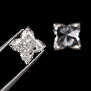2.50 CT, 6.2 MM | Lab Grown Diamond | Lily Cut Diamond Pair | Floral ...