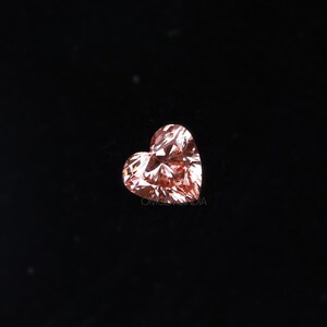 0.53 CT | Pink Diamond | Heart Diamond | Lab Grown Diamond | Fancy ...