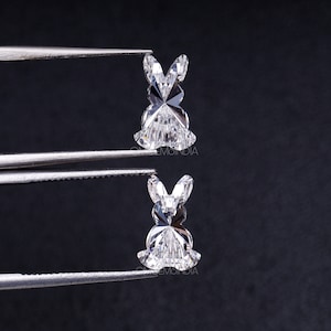 1.84 CT | Rabbit Shape Diamond | Lab Grown Diamond | Antique Cut ...