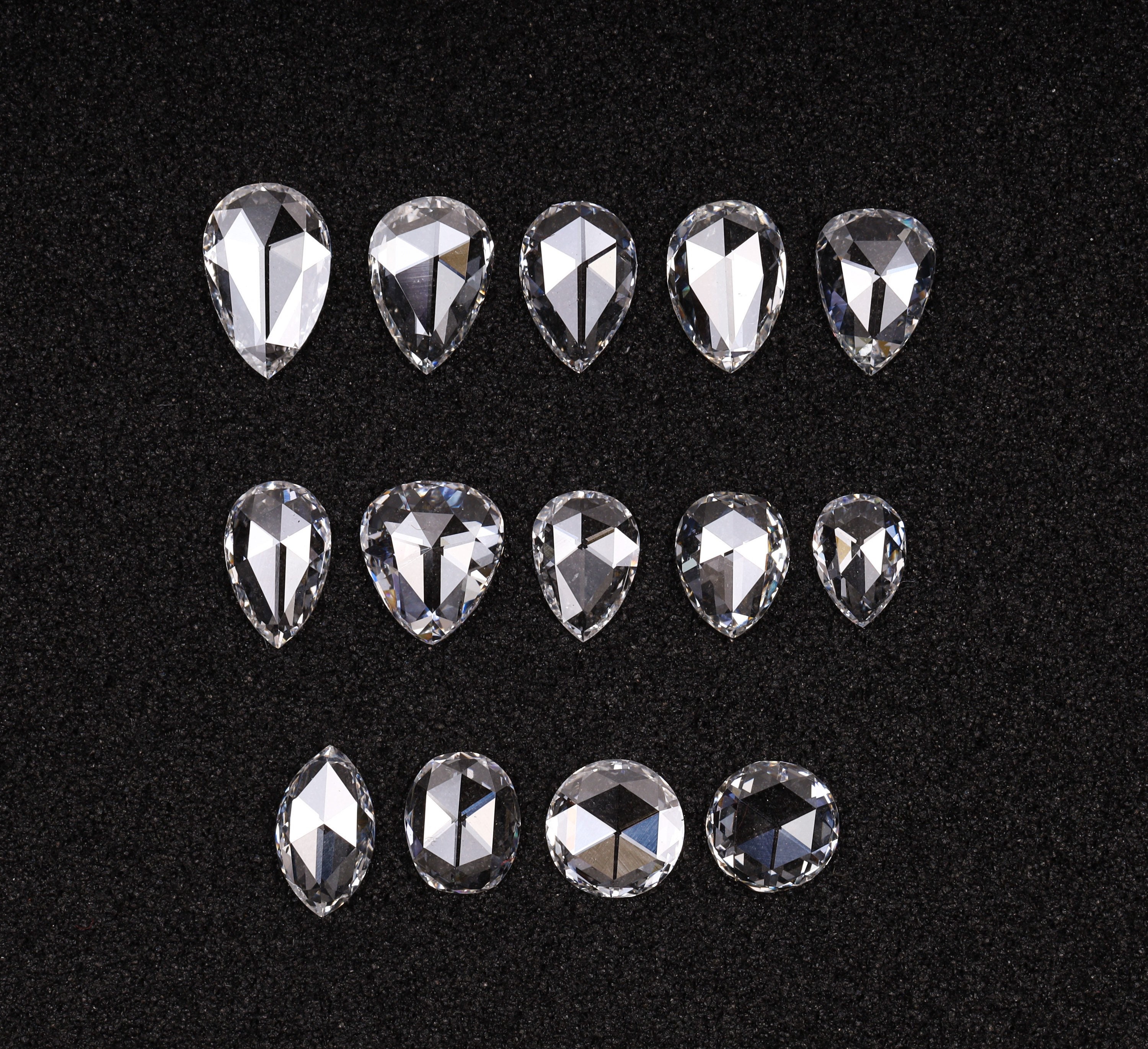 VVS Clarity G-H Color Clear Transparent Rose Cut Diamond | Etsy