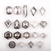 Salt and Pepper Diamond Mix Shape Diamond Natural Loose Earth Mined ...