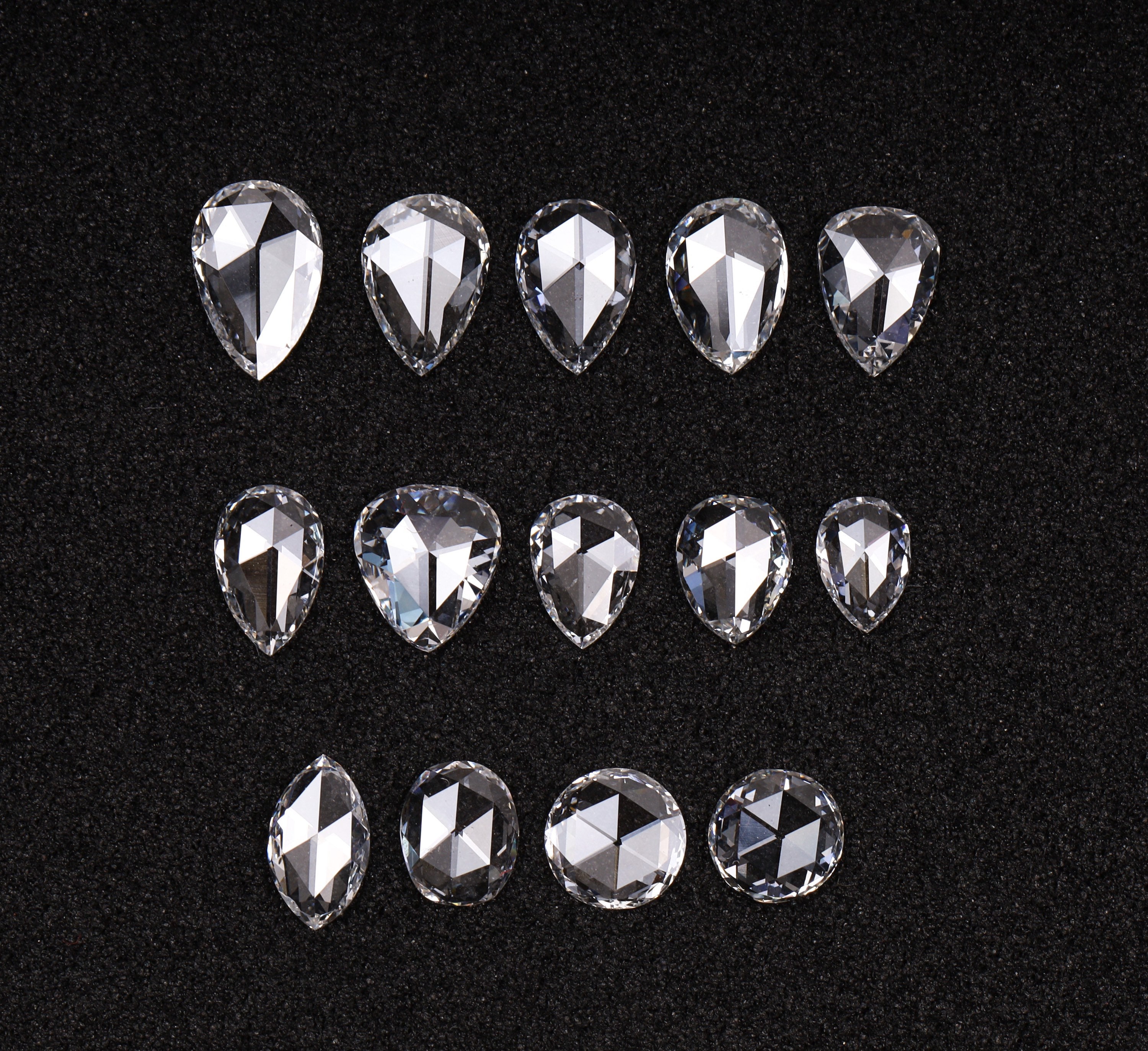 VVS Clarity G-H Color Clear Transparent Rose Cut Diamond | Etsy