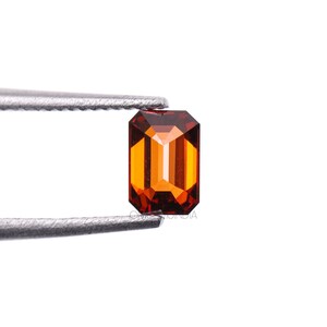 0.52 CT | Red Color Emerald Cut Diamond | Lab Grown Diamond | Unique ...