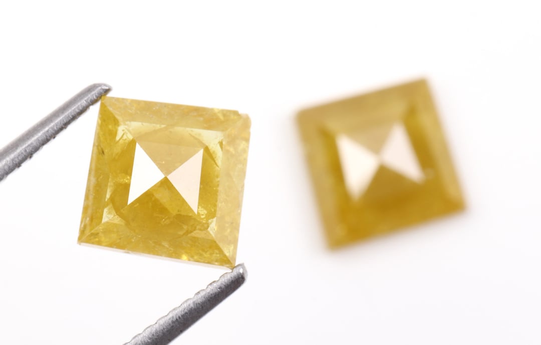 3.01 CT, 9.0 X 9.0 MM | Natural Yellow Diamond | Kite Cut Diamond ...