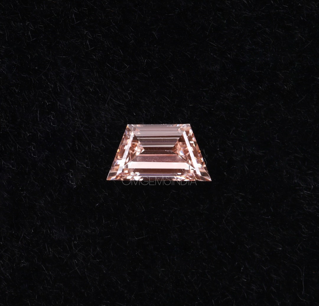 0.75 CT | Pink Diamond | Trapezoid Cut Diamond | Lab Grown Diamond ...