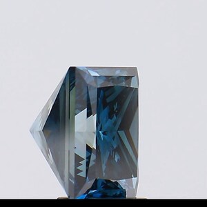 4.03 CT | Blue Princess Cut Diamond | Lab Grown Diamond | Fancy Loose ...