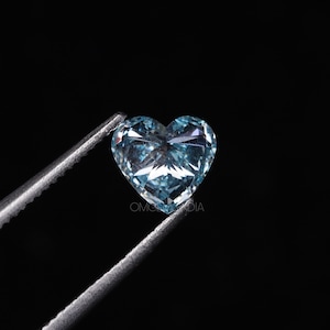 1.13 CT | Blue Diamond | Heart Shape Diamond | Fancy Color Diamond ...