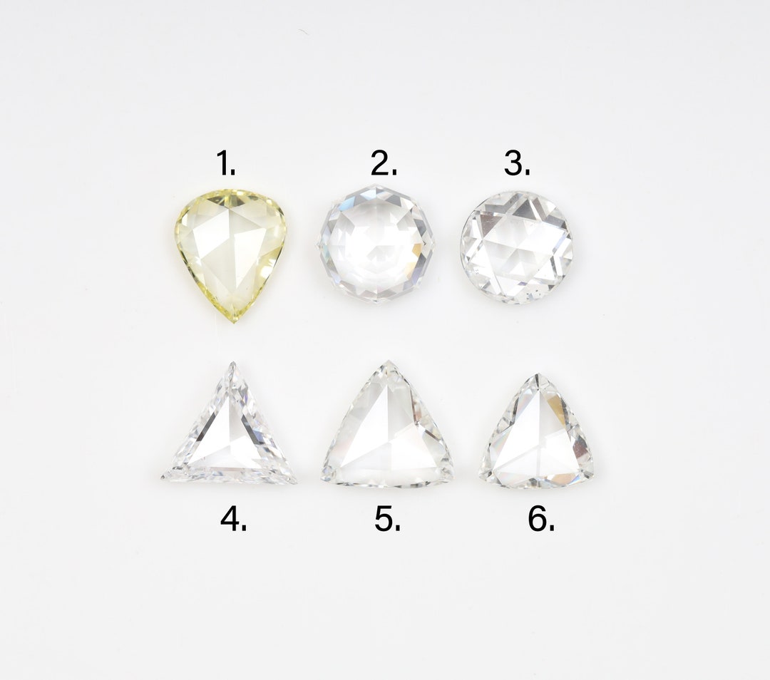 VVS Clarity, G-H Color | Clear Transparent Diamond | Mix Shape Diamond ...