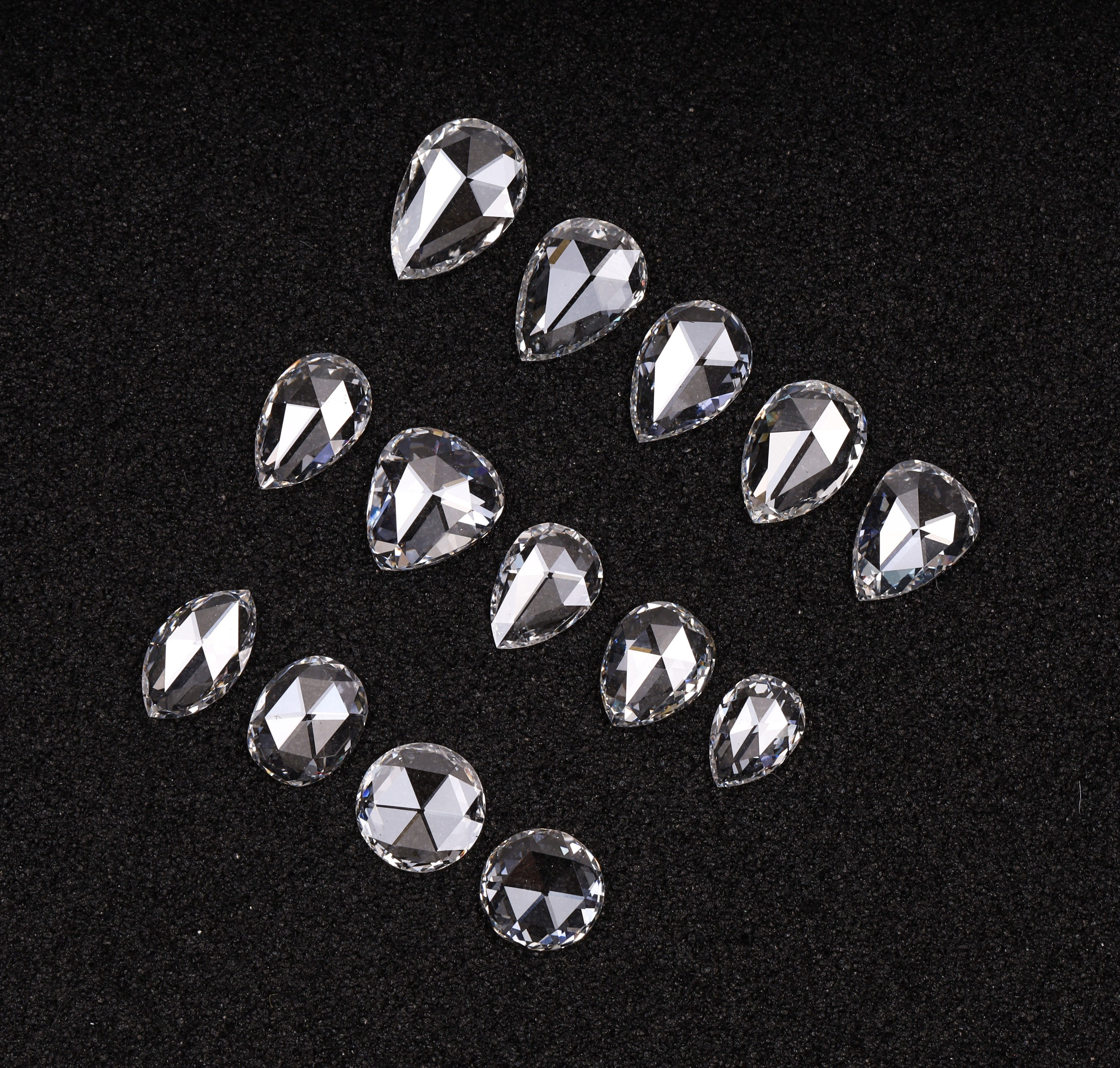 VVS Clarity G-H Color Clear Transparent Rose Cut Diamond | Etsy