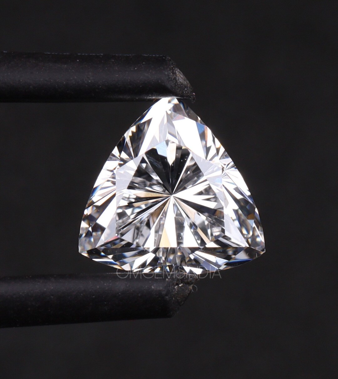 1.00 CT | Trillion Cut Diamond | Lab Grown Diamond | Antique Cut ...