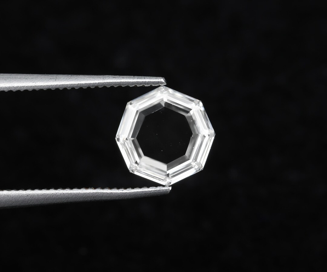 0.82 CT, 6.1 MM | Lab Grown Diamond | Octagon Cut Diamond | Unique Cut ...