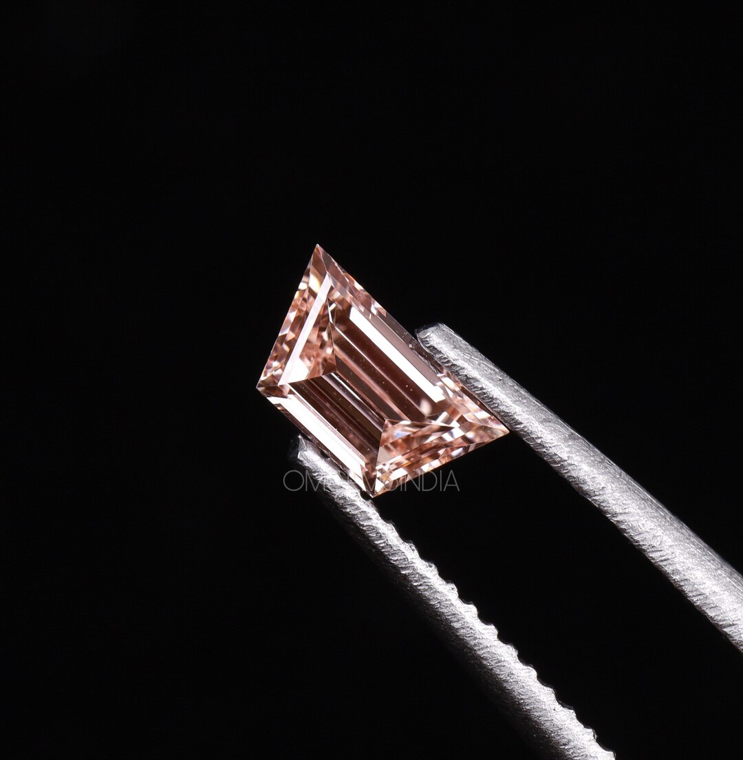 1.75 CT | Pink Diamond | Trapezoid Diamond | Lab Grown Diamond | Fancy ...