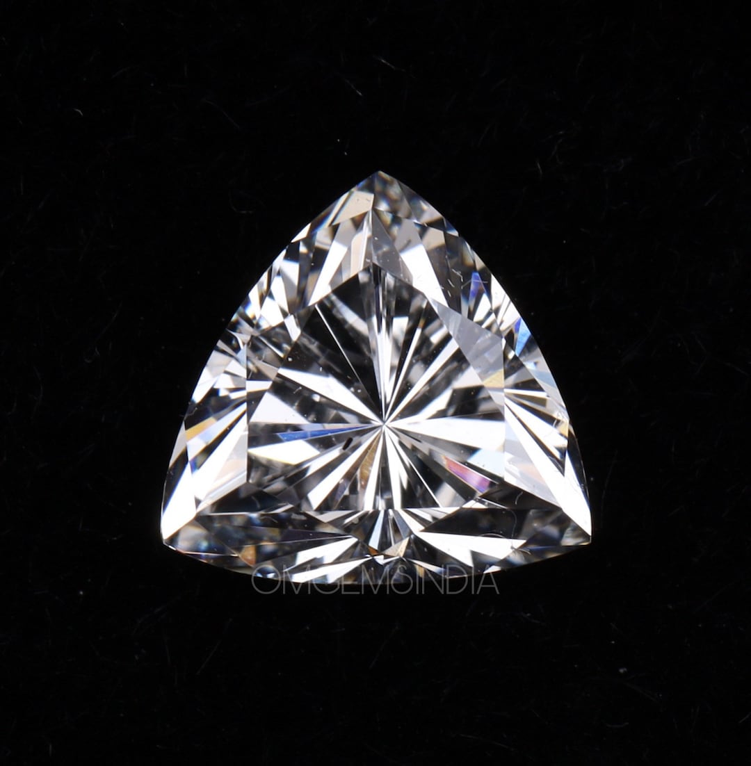 0.50 CT | Trillion Cut Lab Diamond | Unique Cut Diamond | Antique Cut ...