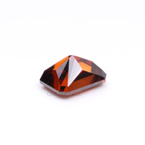 0.51 CT | Red Color Radiant Cut Diamond | Lab Grown Diamond | Unique ...