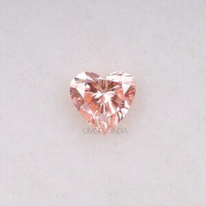 0.73 CT Pink Diamond Heart Shape Diamond Lab Grown - Etsy